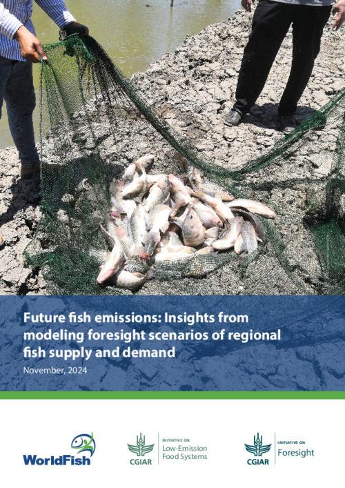 Future fish emissions: Insights from modeling foresight scenarios of regional fish supply and ...